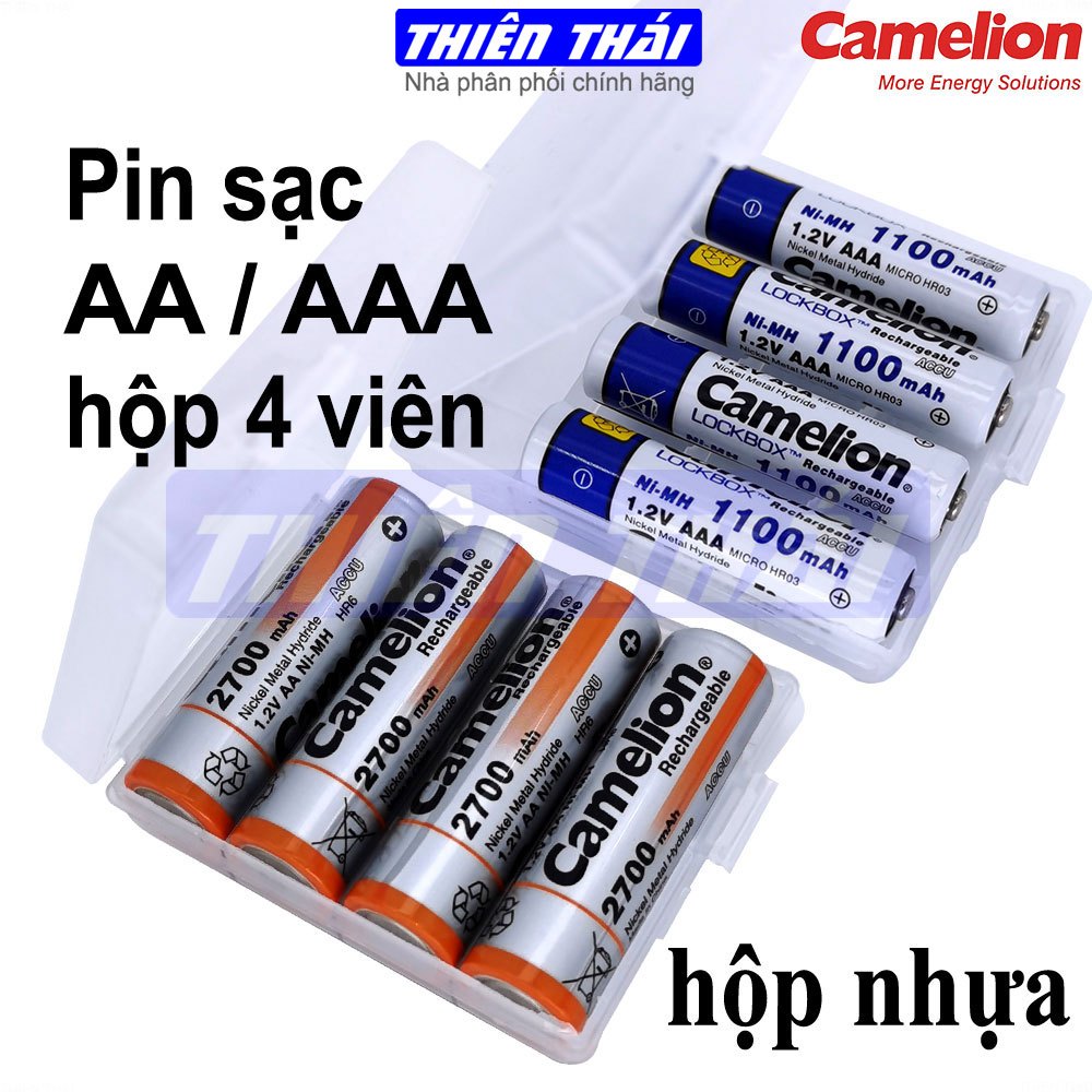 Pin sạc Camelion AA2700mAh,AA2500mAh,AA2300mAh,AAA1100mAh,pin sạc 1.2V ...