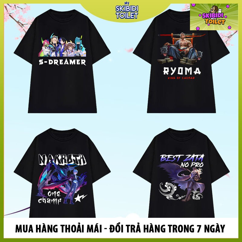 BST Áo thun ADTStore x Liên Quân Mẫu hình Nakroth Liên Quân Skin Thứ ...