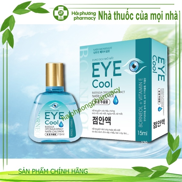 Dung dịch nhỏ mắt Eye Cool giúp rửa mắt , giảm mỏi mắt khô mắt, ngứa ...