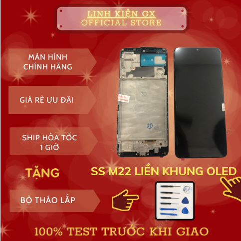 Màn hình SAMSUNG M22 liền khung OLED màn samsung m22 oled CÓ BẢO HÀNH ...