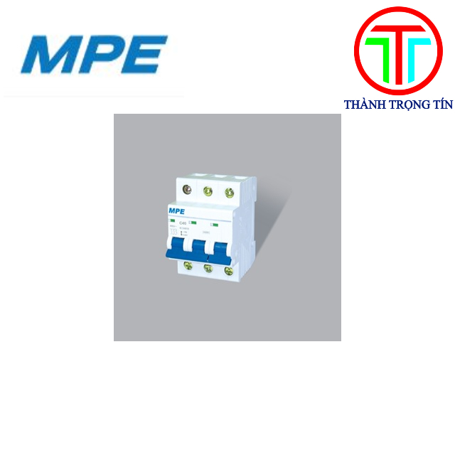 CB tép 3 pha, cầu dao tự động 3 PHA 4,5kA- 10kA chính hãng MPE bảo hành ...