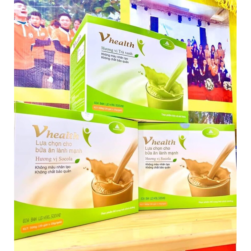 [CHÍNH HÃNG] BỘT DINH DƯỠNG SỨC KHOẺ THẢO DƯỢC VHEALTH VỊ MATCHA ...