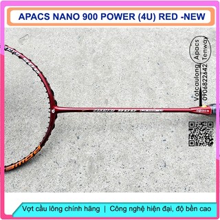 Vợt cầu lông Apacs Nano 900 Power - 4U đỏ NEW24 | Vợt chính hãng, đánh ...