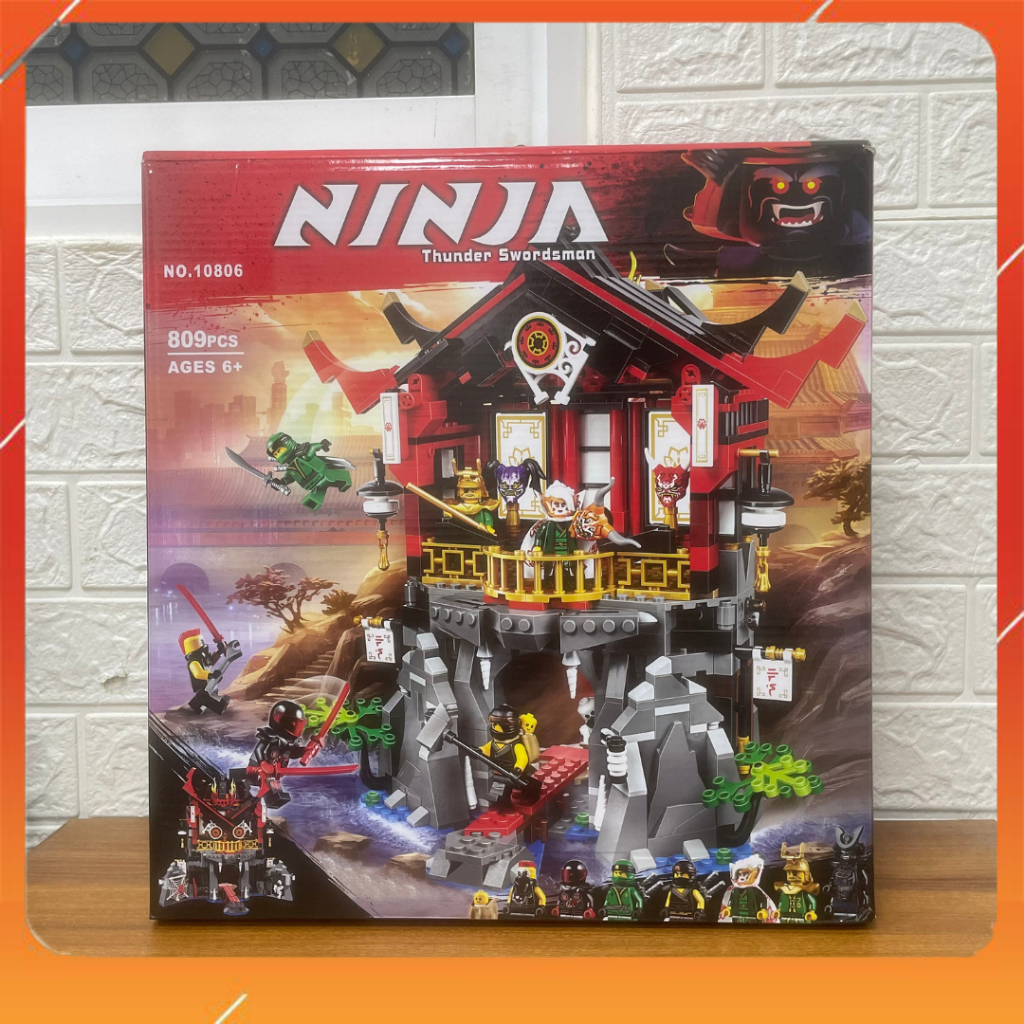 NINJA Đồ Chơi Lắp Ráp NINJA Temple Of Resurrection 10806 ( 809 chi tiết ...