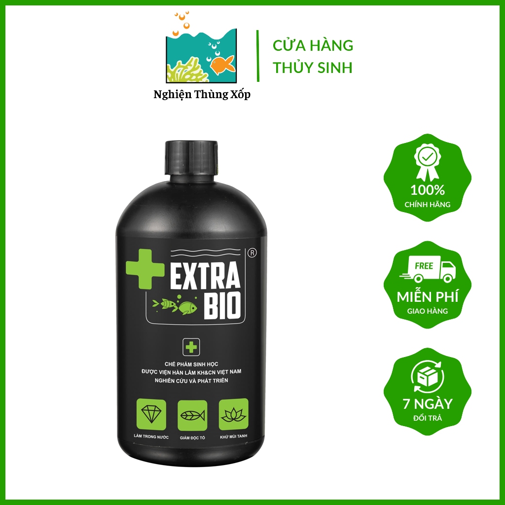 Vi sinh EXTRA BIO 125ml, 250ml, 500ml | Khởi tạo hệ vi sinh, khử độc tố, làm trong nước | Shopee ...