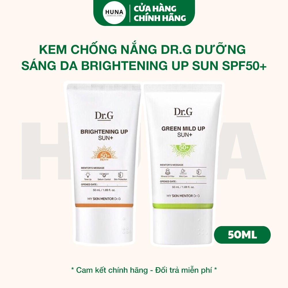 Kem Chống Nắng Dr.G Dưỡng Sáng Da Brightening Up Sun SPF50+ PA+++ 50ml | Shopee Việt Nam