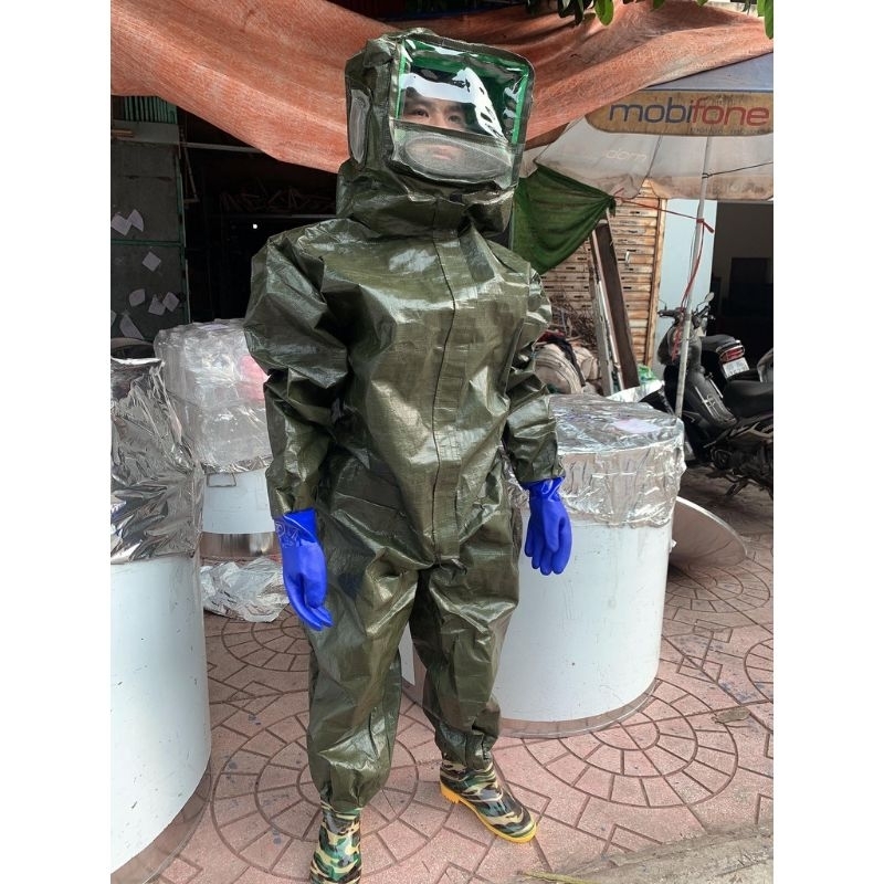 [TỔNG KHO]. Bộ Quần Áo Bắt Ong Bạt Ô-TÔ_ Quần Áo Liền Ủng Bắt Ong Rừng ...