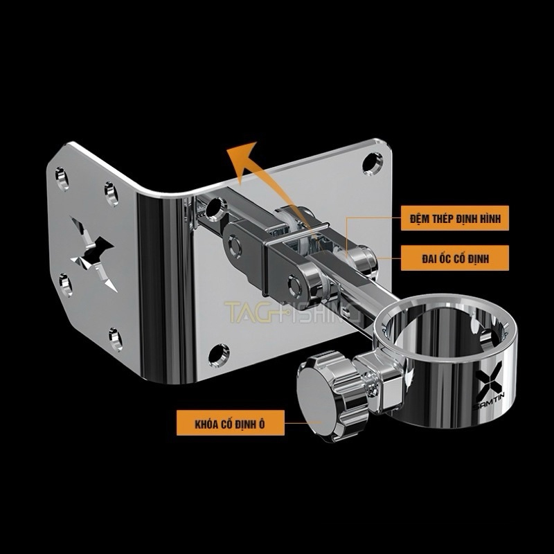 Pat Ô/ Dù Inox Xsamtin 2024- Pat Inox 304 Cao Cấp Chống Ô/ Dù Câu Cá ...
