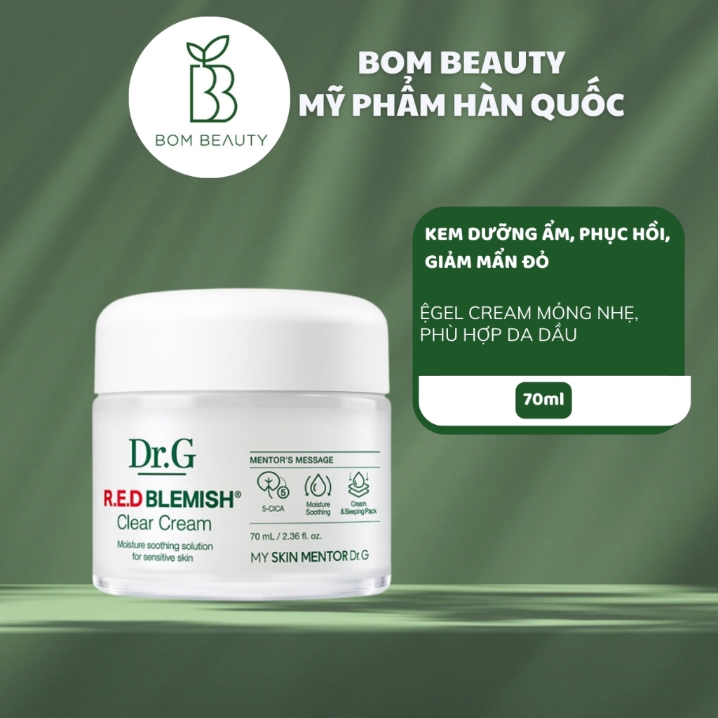 [H04] 365- Kem dưỡng cho da dầu mụn DrG Dr.G Red Blemish clear cream ...