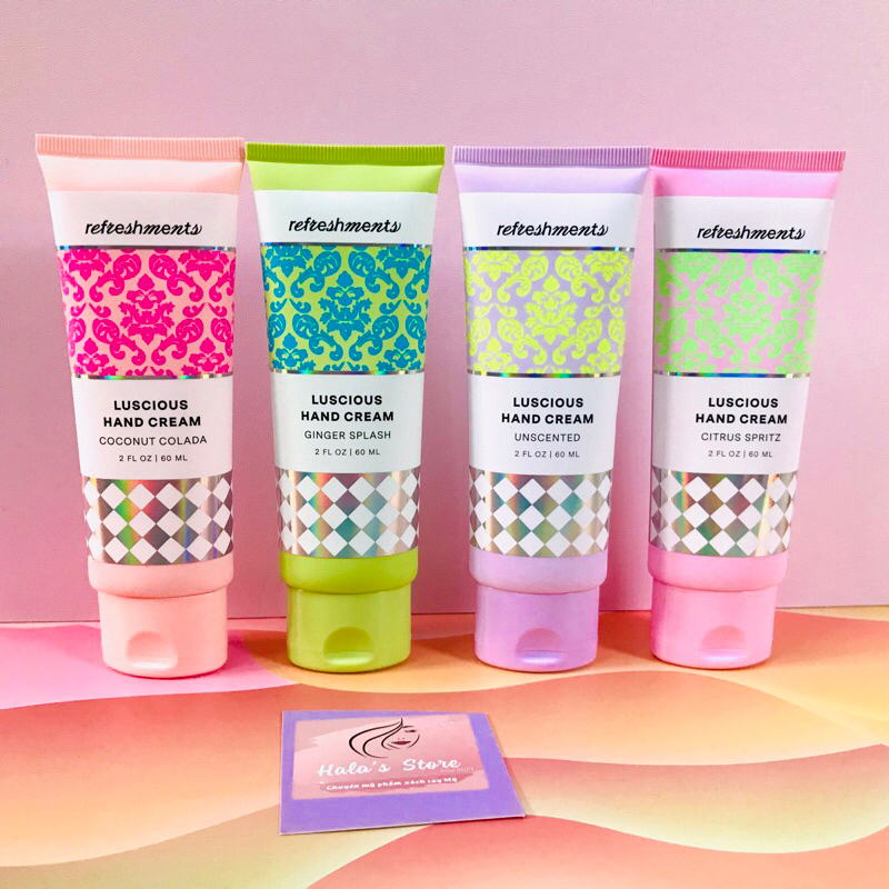 Kem dưỡng da tay Refreshments LUSCIOUS HAND CREAM 2 FL OZ | 60 ML ...