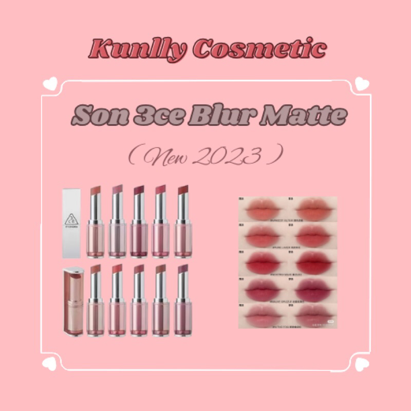 Son 3ce Blur Matte mẫu new 2023- Chính hãng store Hàn | Shopee Việt Nam