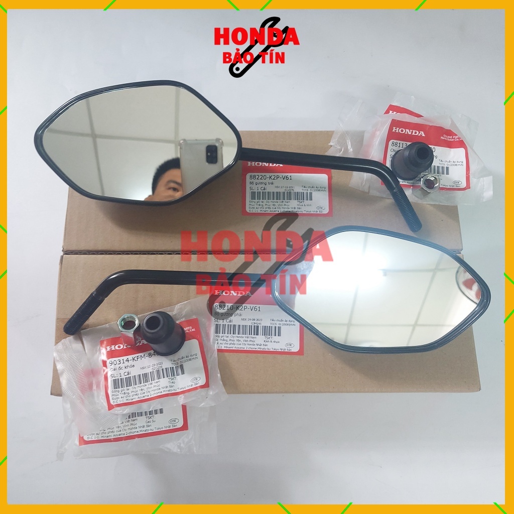 Kính Gương Chiếu Hậu Xe Máy Winner 150 v1 v2 v3 /Winner X Cam Kết Chính ...