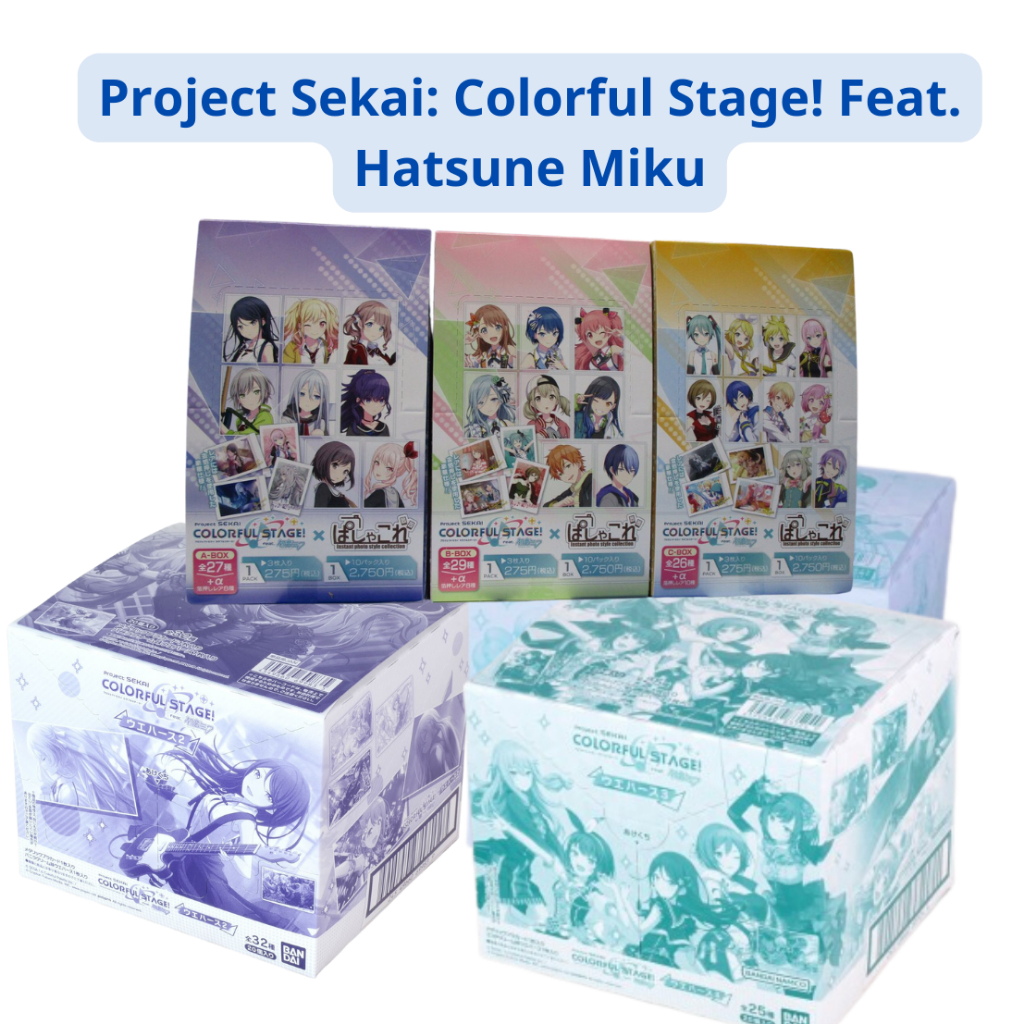Hộp thẻ project sekai coloful stage vocaloid miku | Shopee Việt Nam