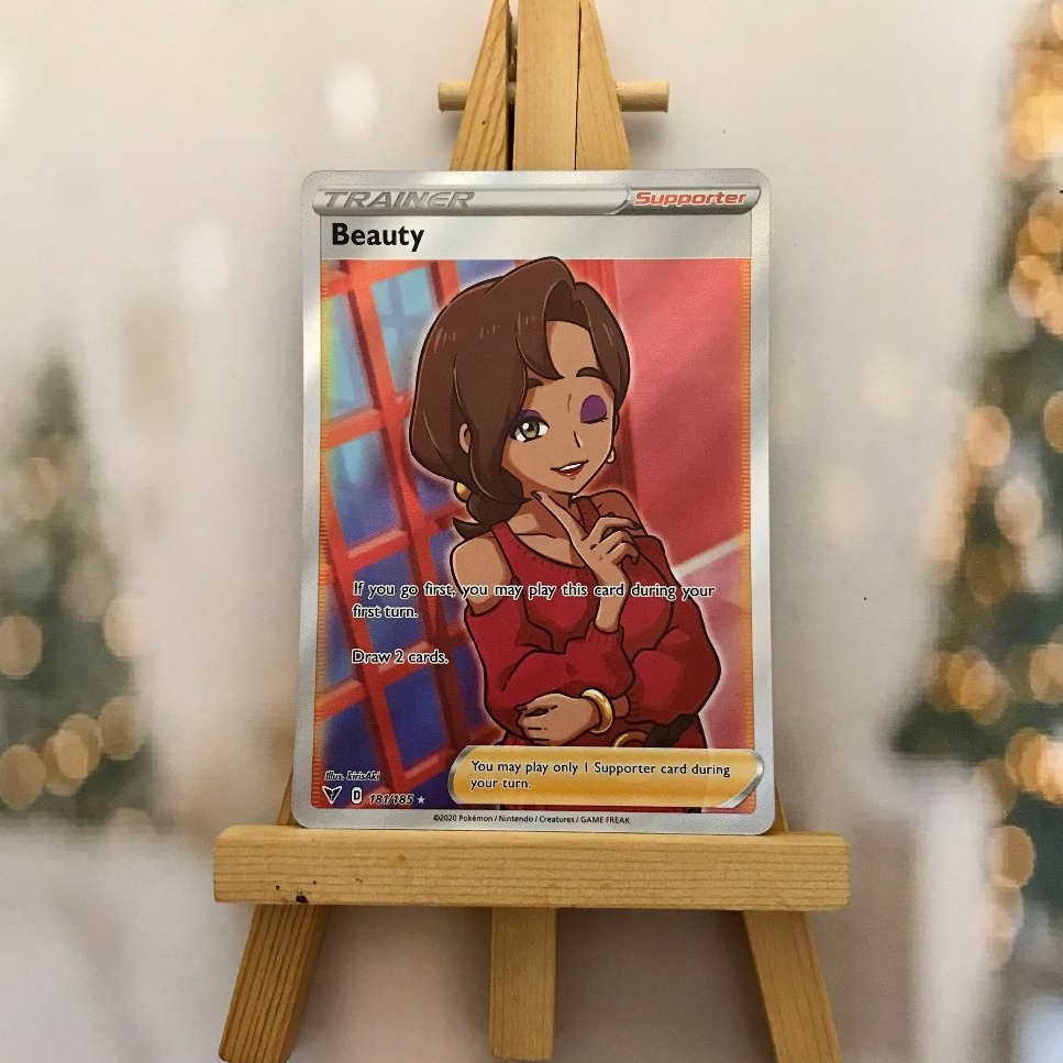 Thẻ hình Pokemon Beauty 181/185 - Lá bài lẻ Full Art Ultra Rare tiếng ...