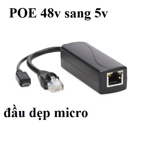 Spliter PoE 5v - Tách nguồn PoE 52v sang 5v 2A cho camera wifi ( chân ...
