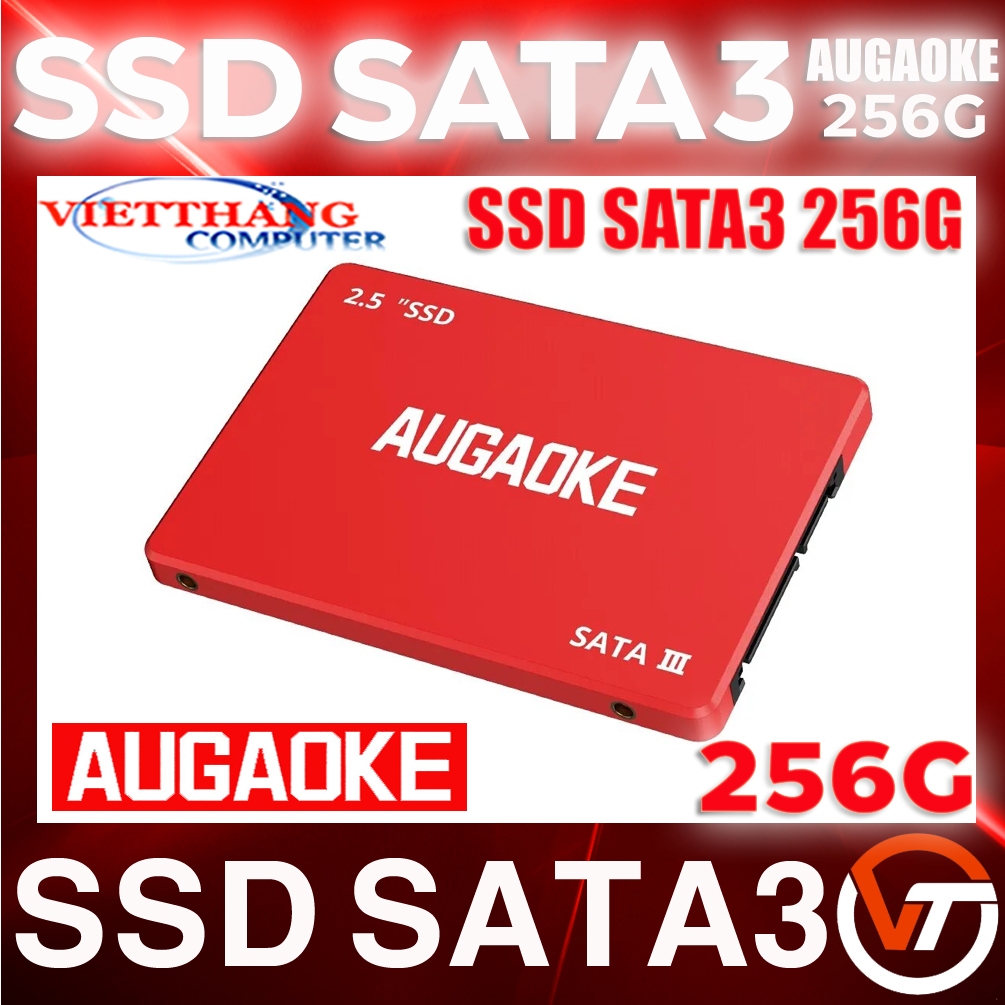 Ổ cứng SSD 256G Augaoke - SSD 256G Augaoke SATA3 ( 550 MB/s - 450 MB/s ) Bộ nhớ TLC 3D NAND USA ...