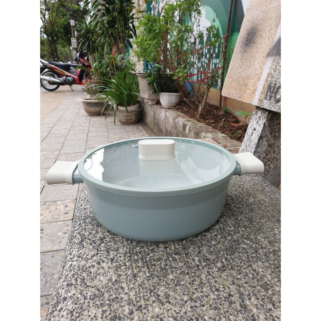 Nồi Suit LocknLock Có Chống Dính 24cm Màu Mint CSU1242MIT (hàng chính ...