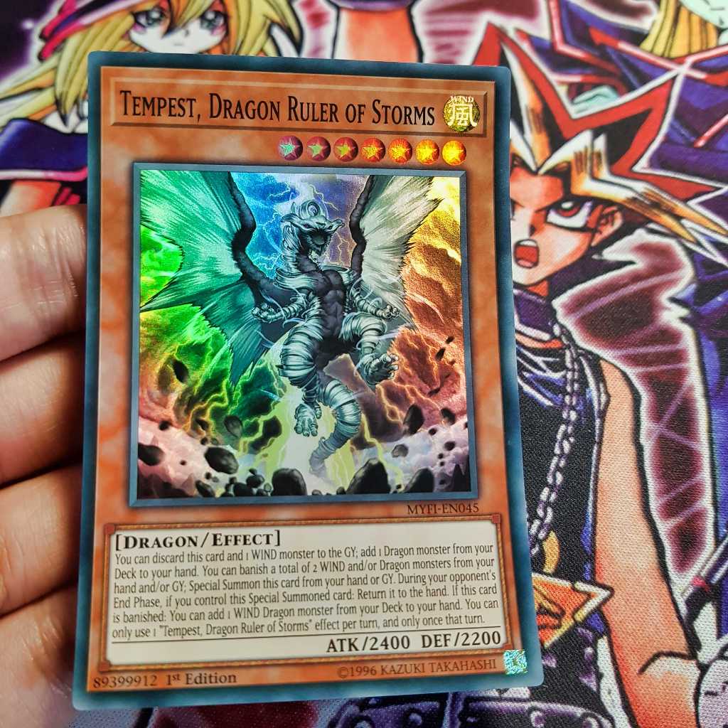 Thẻ bài Yugioh chính hãng | Tempest, Dragon Ruler of Storms | MYFI ...