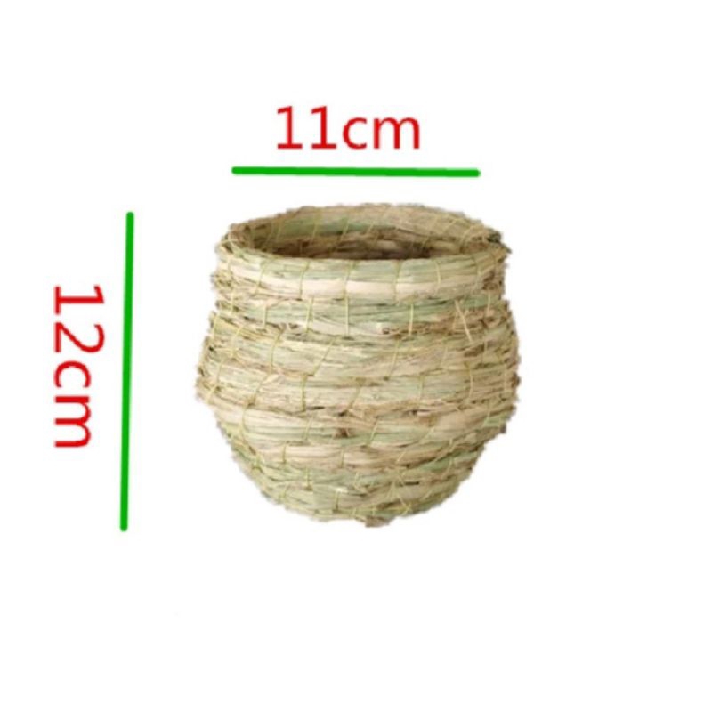 1 tổ đan rơm dành cho mọi dòng chim, vẹt | Shopee Việt Nam