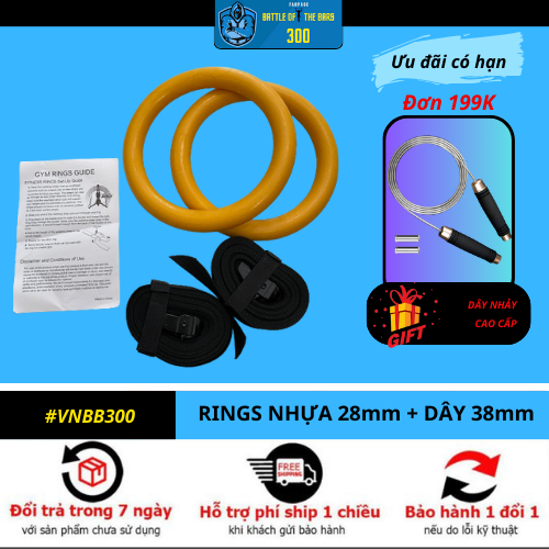 [Vnbb300] - VÒNG TREO XÀ RINGS NHỰA GIÁ RẺ NHẤT Tập Dip Với Xà Đơn ...