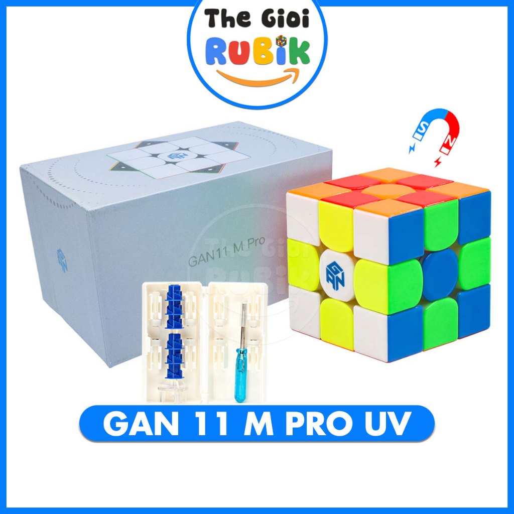 Gan 11 M Pro Rubik 3x3 Có Nam Châm (UV, Black, Frosted, Soft, Sticker ...