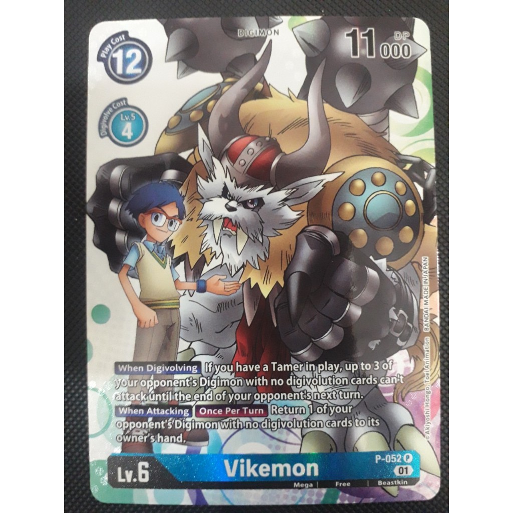 [TNTB] Thẻ bài Digimon P-052 - Vikemon - Digimon - Promo | Shopee Việt Nam