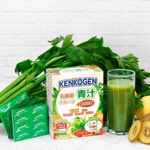 [Made In Japan 🇯🇵 ] Bột Mầm Lúa Mạch Non Aojiru Kenkogen Trái Cây Lợi ...