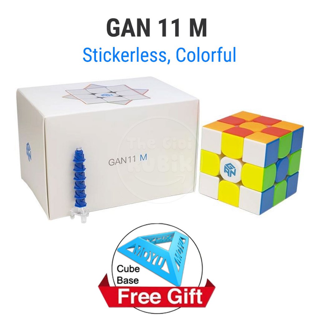 Gan 11 M Pro Rubik 3x3 Có Nam Châm (UV, Black, Frosted, Soft, Sticker ...