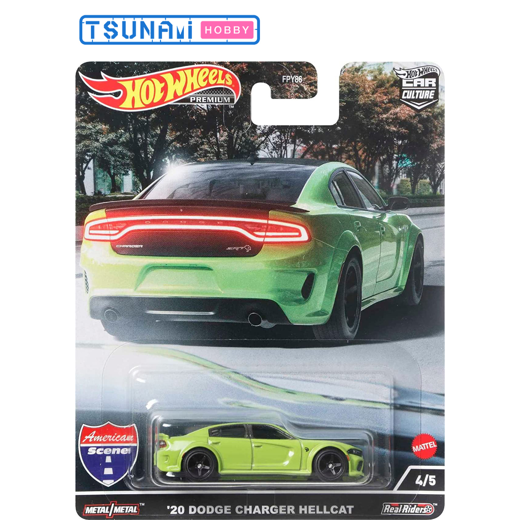 Xe mô hình Hot Wheels 20 Dodge Charger Hellcat American Scene ( card ...