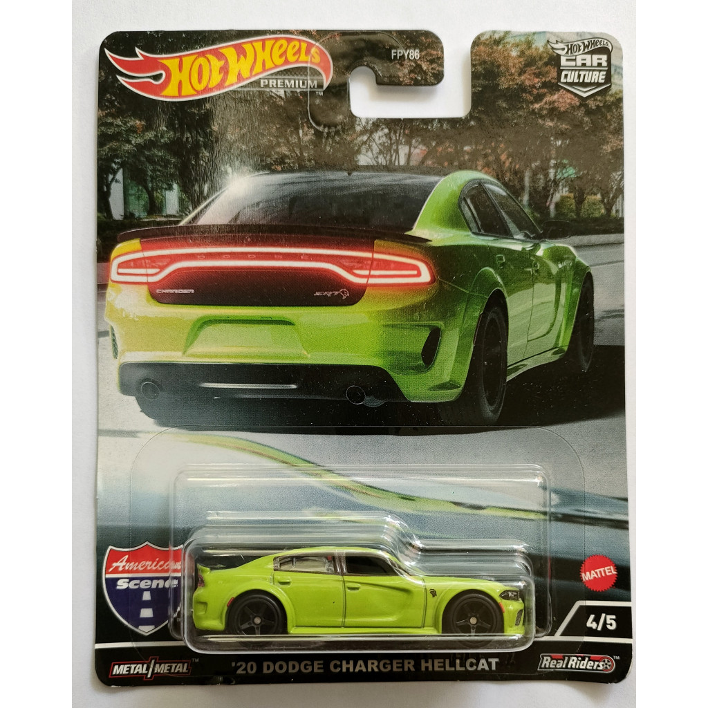 Xe mô hình Hot Wheels 20 Dodge Charger Hellcat American Scene ( card ...