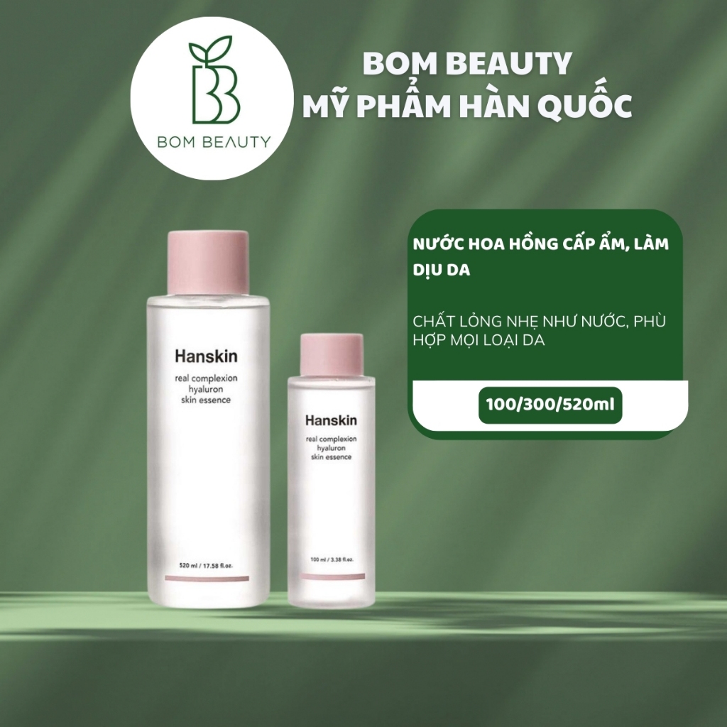 1035- Nước hoa hồng cấp ẩm Hanskin Real Complexion Hyaluron Skin ...