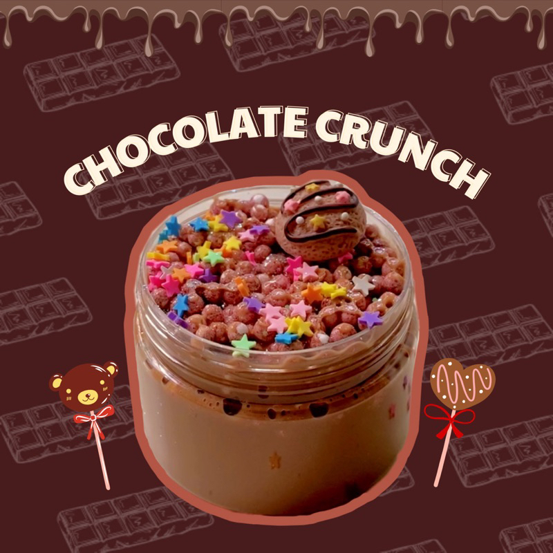 CHOCOLATE CRUNCH (Slime Xốp Giòn), Slime nhiều xốp, slime socola siêu ...