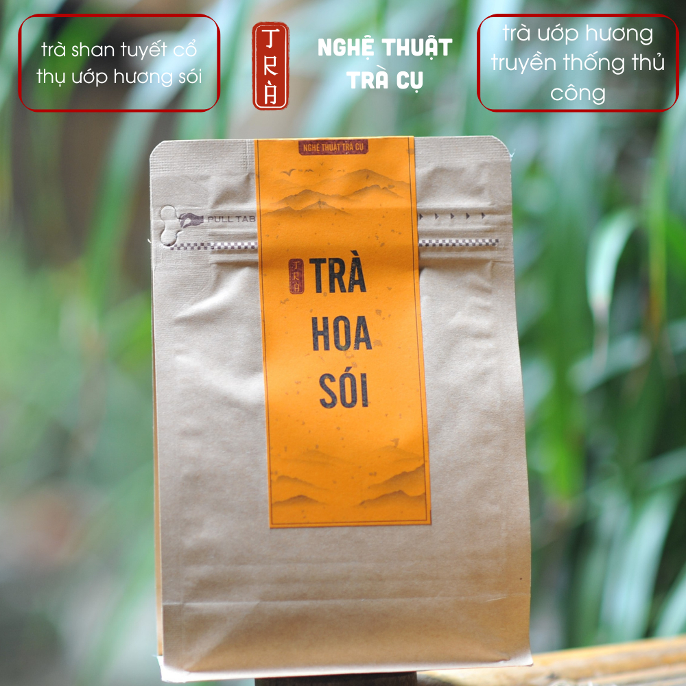 Trà shan tuyết ướp hương hoa sói truyền thống [Thư Vương Trà]ư đóng túi ...