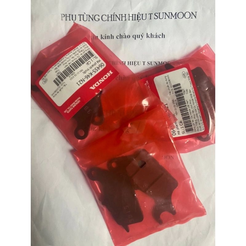 k46 Bộ má phanh dầu trước màu đen air balde abl 125 ab 150 ab 160 lead ...