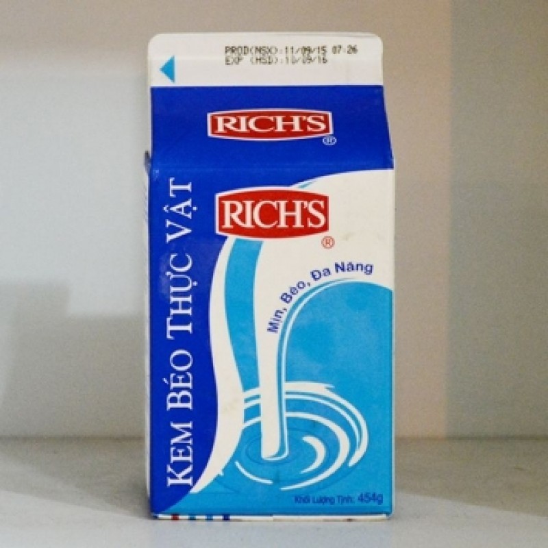 Kem béo thực vật whipping cream Rich | Shopee Việt Nam