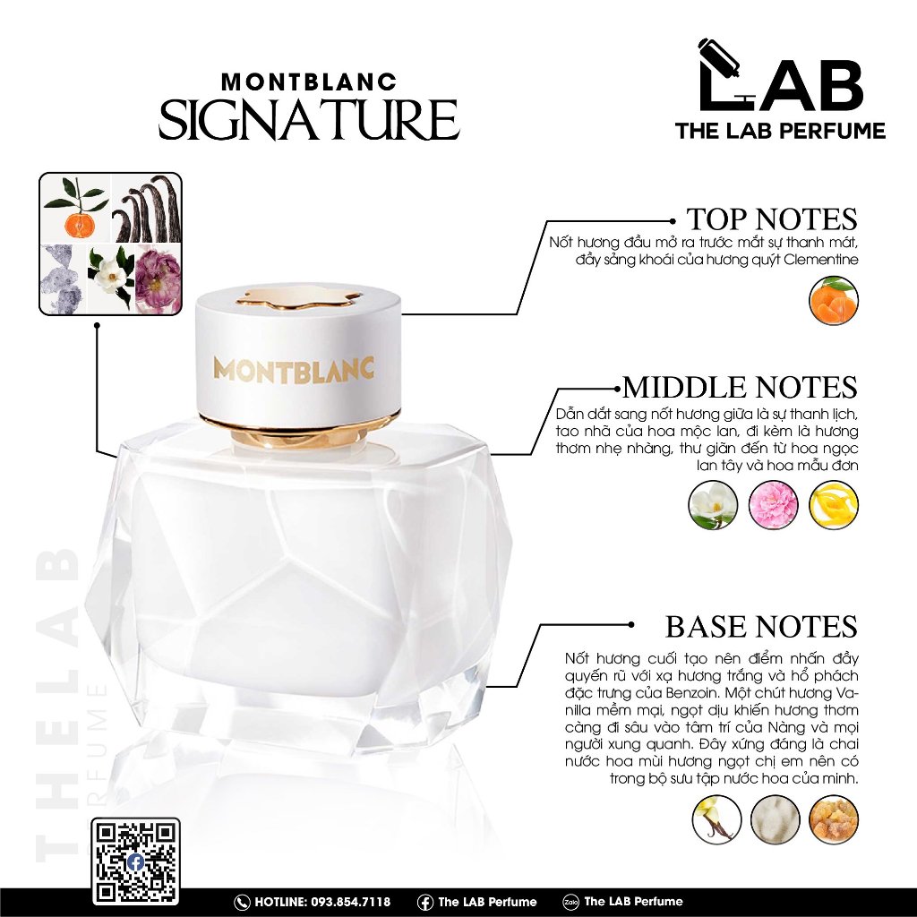 Mont Blanc Signature EDP THE LAB | Nước hoa nữ | 10ml | Shopee Việt Nam