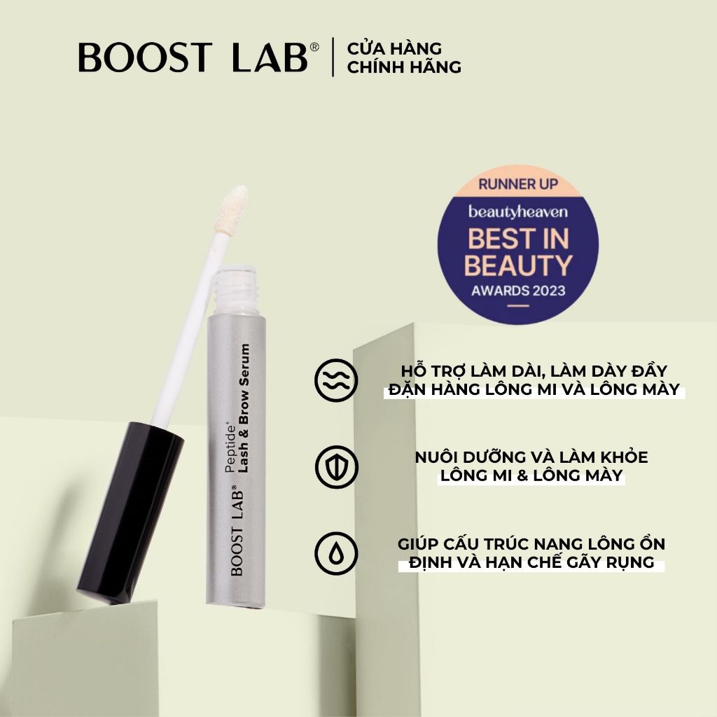 Tinh Chất Dưỡng Lông Mi & Mày Chứa Peptides, Hỗ Trợ Làm Dài & Đầy Đặn Chắc Khỏe | BOOST LAB ...