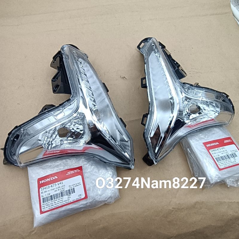 Cặp đèn demi, bộ xi nhan trước xe FUTURE LED, WAVE 125 zin Honda ...
