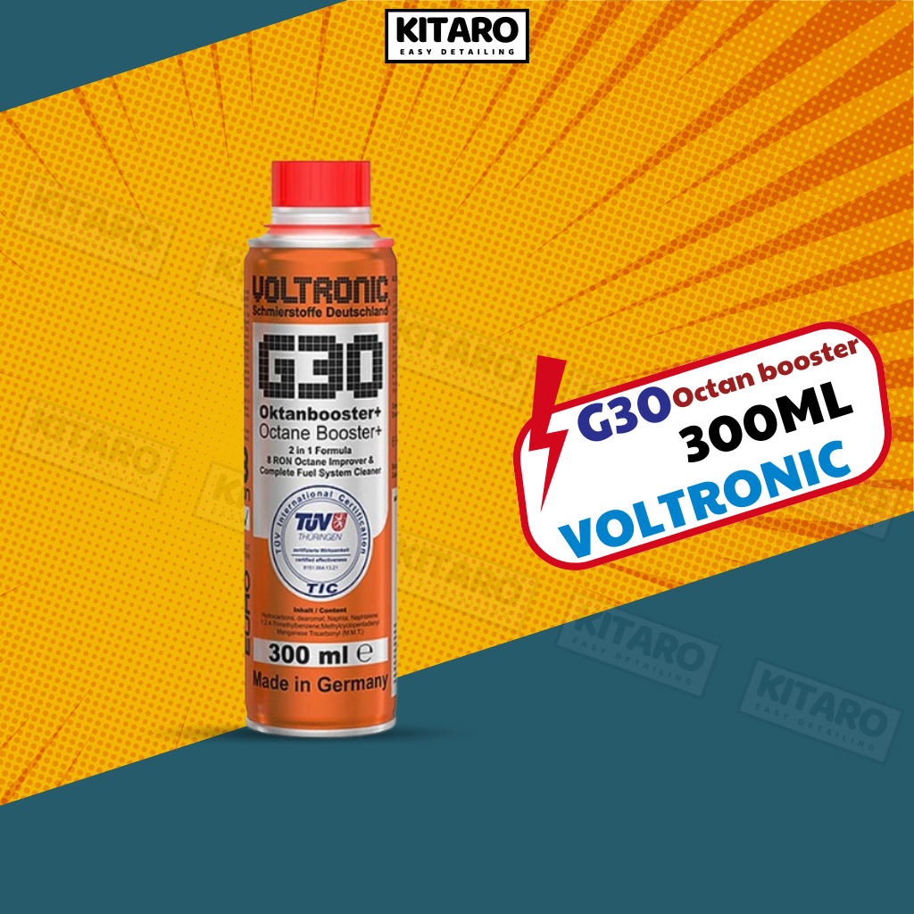 Voltronic G30 300ml Phụ Gia Xăng Tăng Octane Làm Sạch Hệ Thống Nhiên Liệu Buồng Đốt Dành cho ô ...