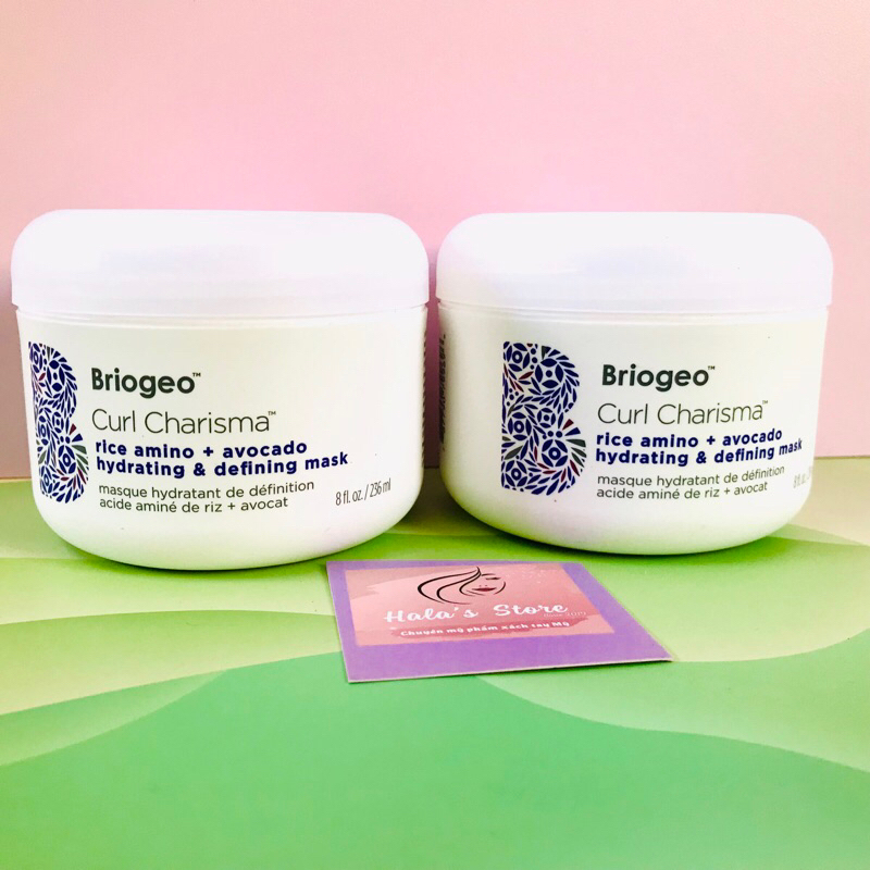 Mặt nạ ủ dưỡng tóc Briogeo Curl Charisma™ Rice Amino + Avocado Hydrating & Defining Mask ...
