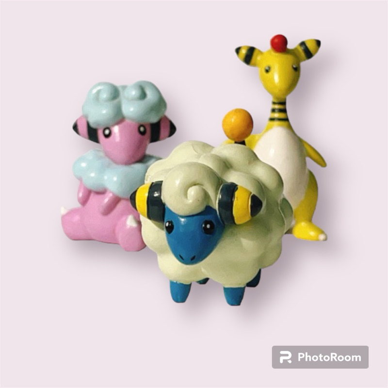 POKEMON TOMY FIGURE MAREEP FLAAFFY AMPHAROS - MÔ HÌNH QUÁI VẬT BỎ TÚI ...