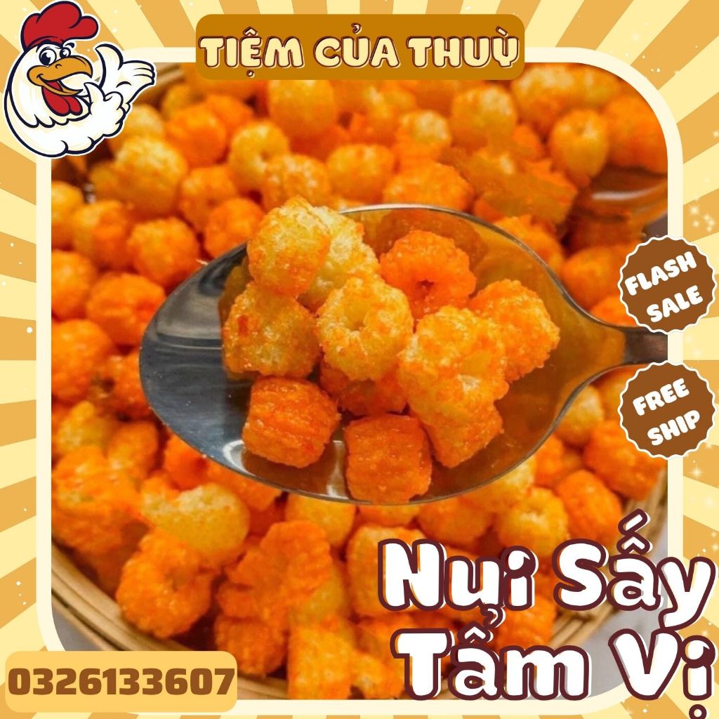 500G Nui Sấy Tẩm Vị , Bắp Sây Giòn ,Hạt Sen Cay Tẩm Gia Vị Đậm Đà, Tiệm ...