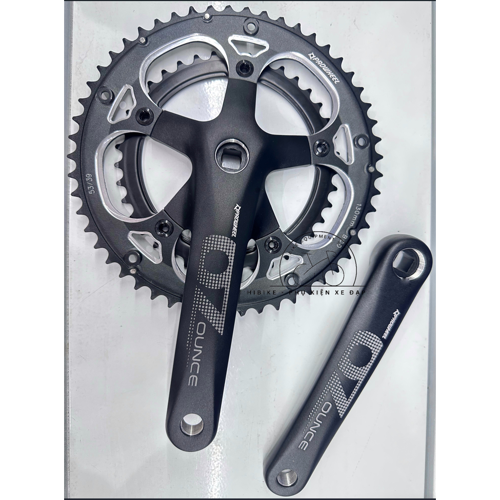 GIÒ DĨA XE ĐẠP PROWHEEL RPF 53-39T CỐT VUÔNG BỘ ĐÙI ĐĨA PROWHEEL RPF | Shopee Việt Nam