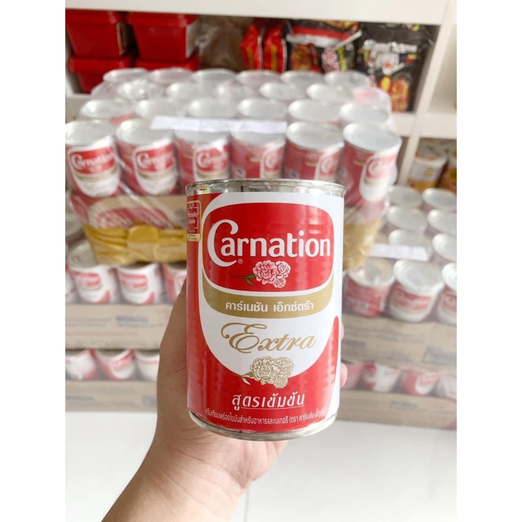 Sữa béo Carnation Extra không đường Thái Lan Hộp 365g | Shopee Việt Nam