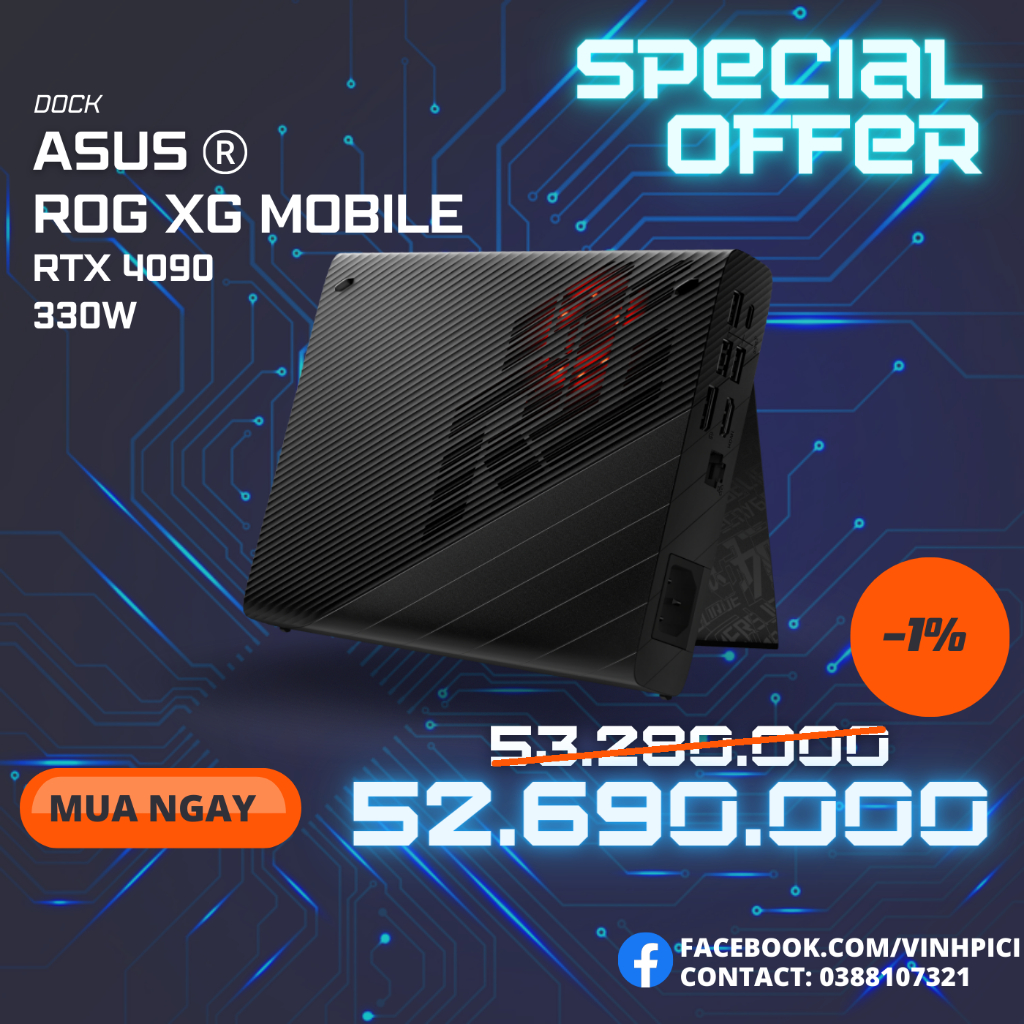 EGPU Asus ROG XG Mobile NVIDIA GeForce RTX 4090 Laptop GPU 16G GDDR6 ...