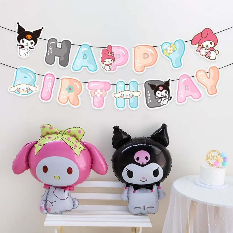 Dây Chữ Happy BirthdayTreo Sinh Nhật Chủ Đề Cinamonroll Melody HPBD ...