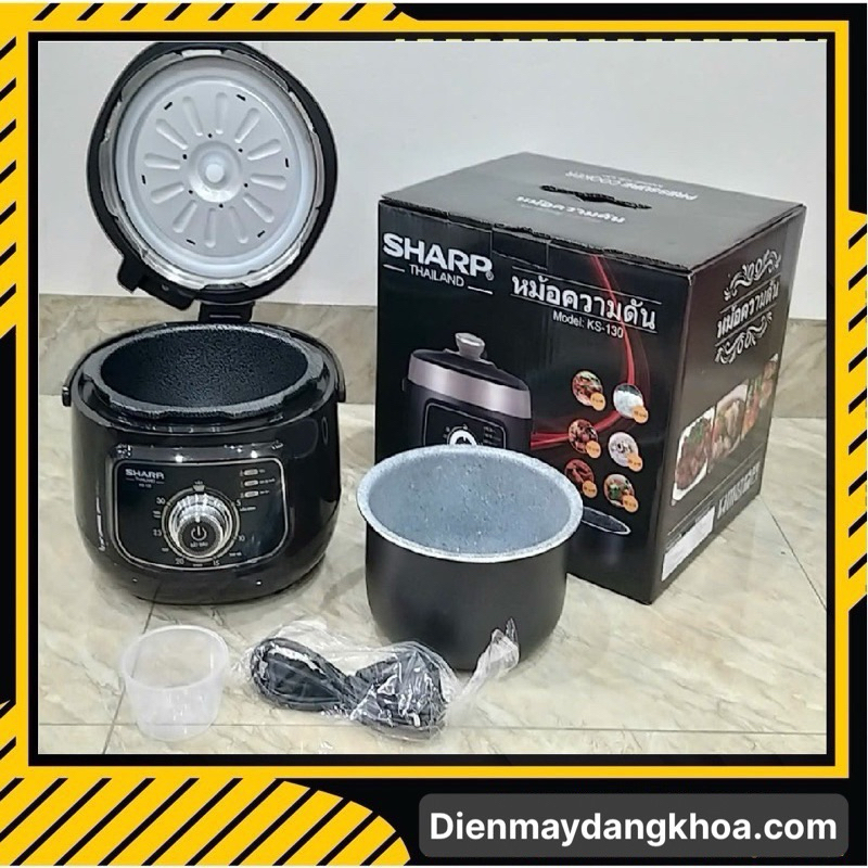 Nồi áp suất Homely Sharp KS-130 dung tích 3.0L tương đương nồi cơm điện 1.2L | Shopee Việt Nam
