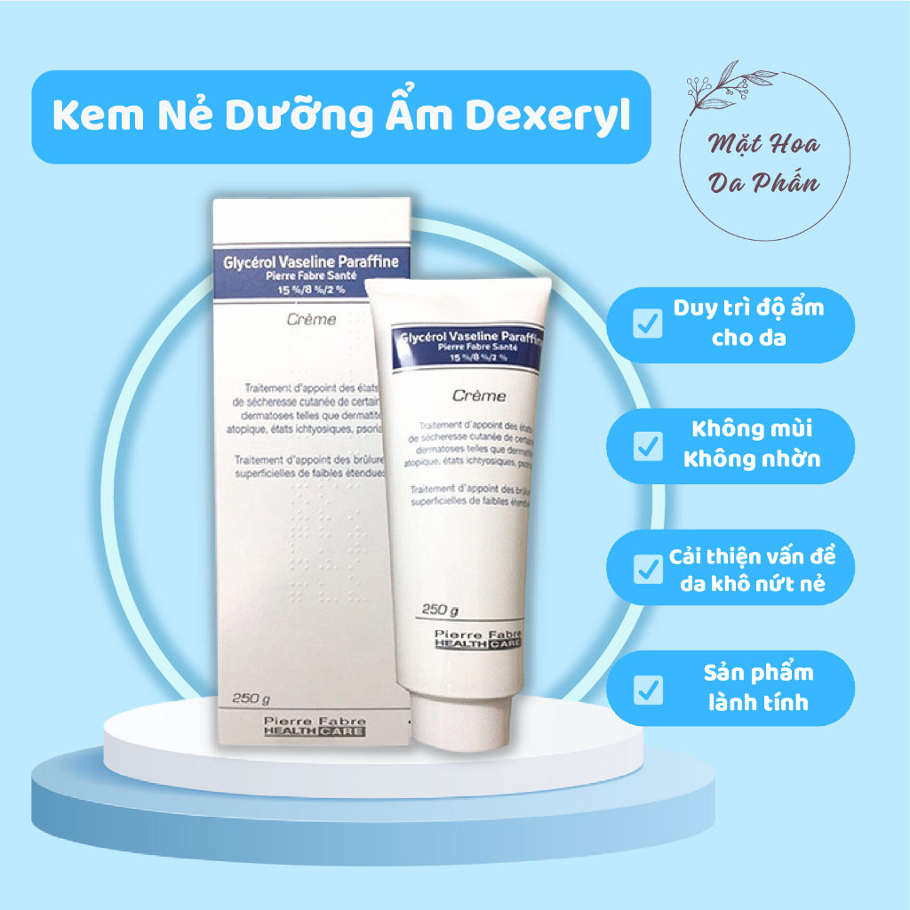 Kem Nẻ Dưỡng Ẩm Dexeryl Pháp dùng được cho trẻ em và cả người lớn (250g ...