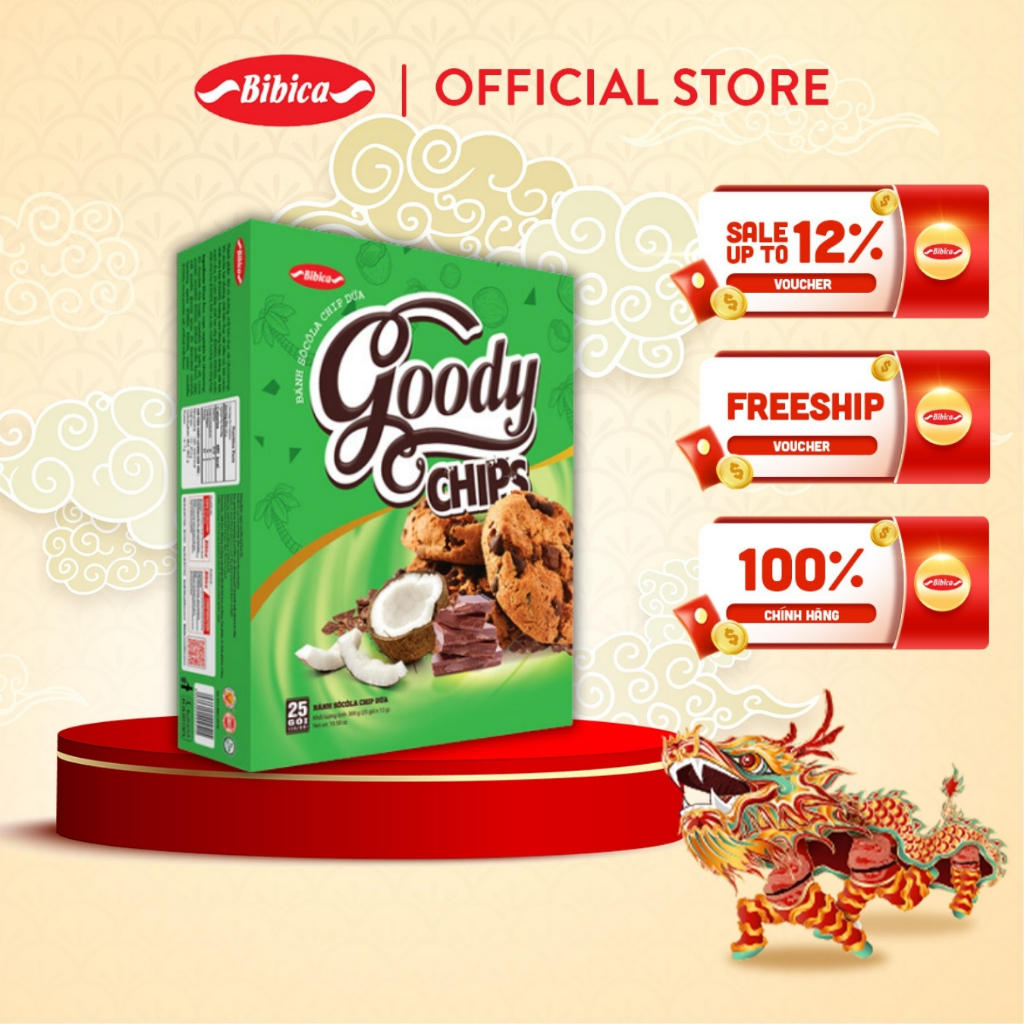 Bánh Goody Chip Dừa Bibica 300g | Shopee Việt Nam
