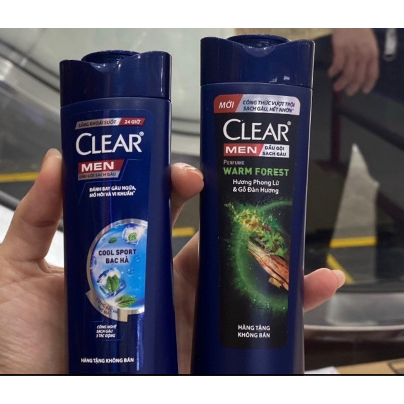 1. Dầu gội sạch gàu phong lữ và gỗ đàn hương Clear Men , clear bạc hà hàng tặng 70g | Shopee ...